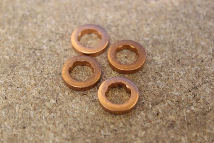 Diesel fuel injector seal kit (4 seals) VW Audi Skoda SEAT TDI CR 1.6 ...